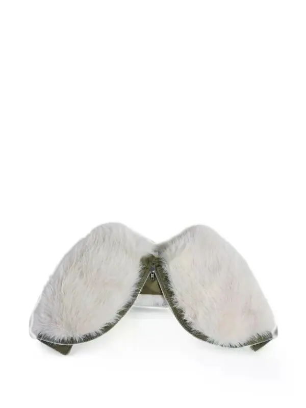 Simone Rocha Faux-fur Zip-up Hood