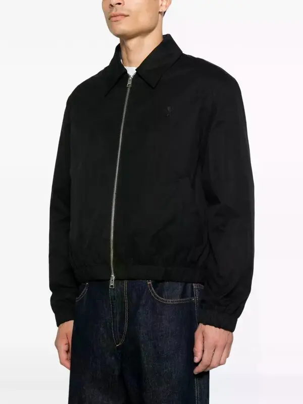 AMI Paris De Coeur Zip-up Jacket