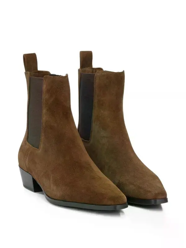 STRATEGIA SHOES Suede Ankle Boots