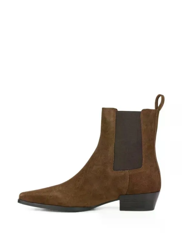 STRATEGIA SHOES Suede Ankle Boots