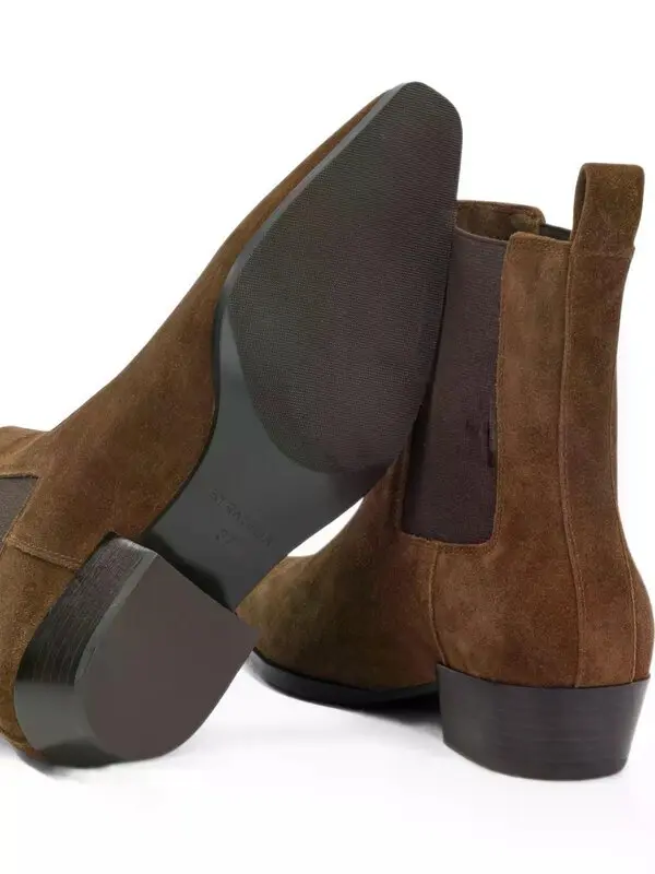STRATEGIA SHOES Suede Ankle Boots