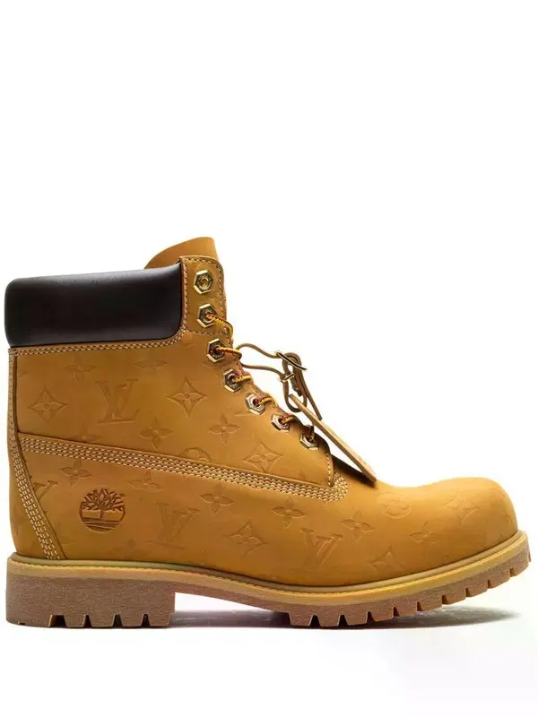 LOUIS VUITTON X Timberland Wheat Ankle Boots - Brown