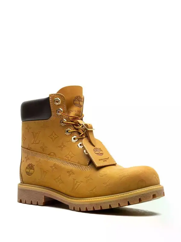 LOUIS VUITTON X Timberland Wheat Ankle Boots
