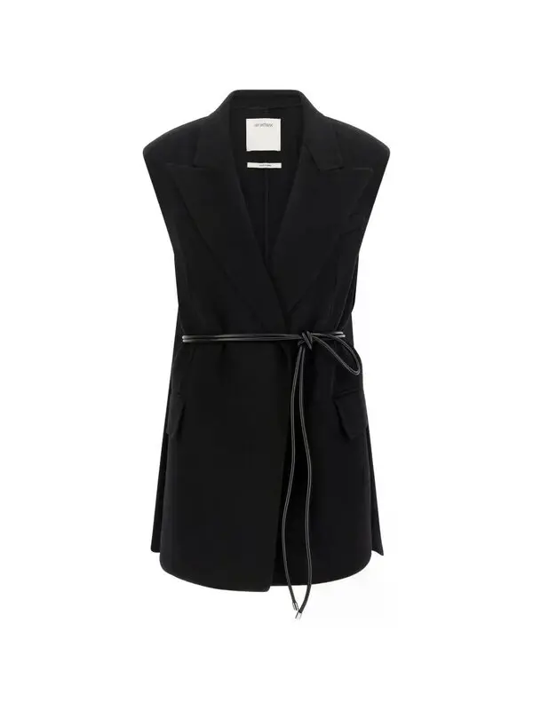 Sportmax Spxrapido Sleeveless Blazer - Black