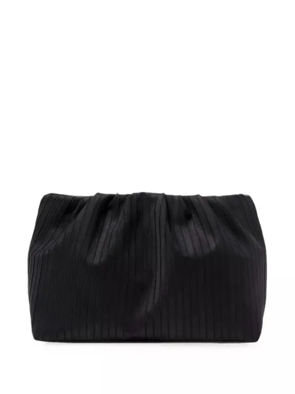 ERES Soiree Paradise Pleated Clutch Bag - Black
