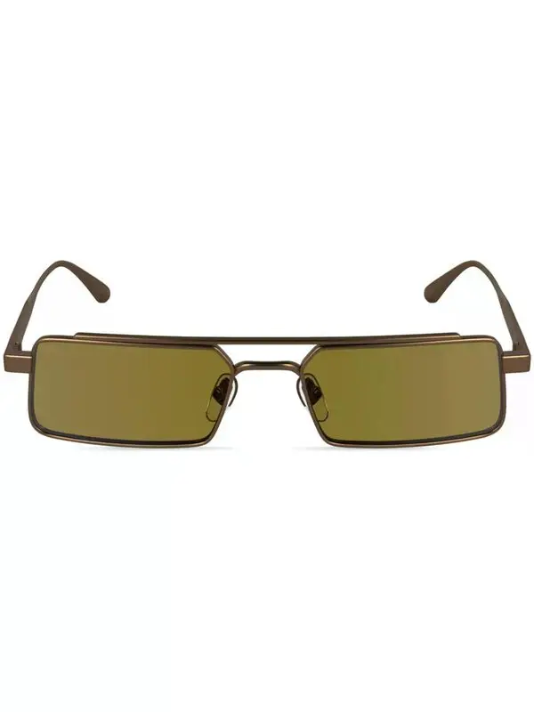 Calvin Klein Rectangle-frame Sunglasses - Gold