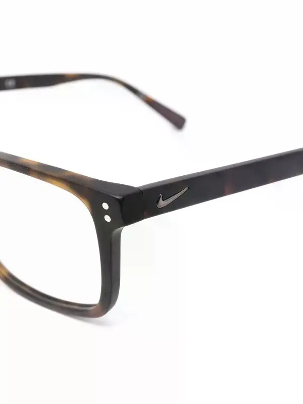 Nike Swoosh-detail Square-frame Glasses