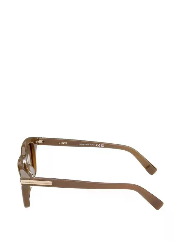 Zegna Square-frame Sunglasses