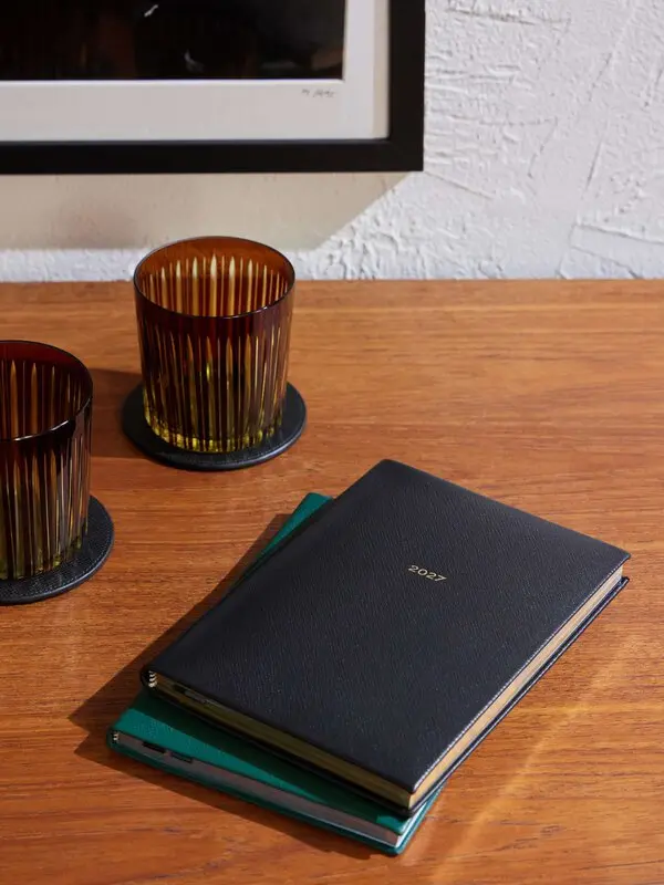 Smythson 2027 Soho Panama Cross-grain Leather Diary