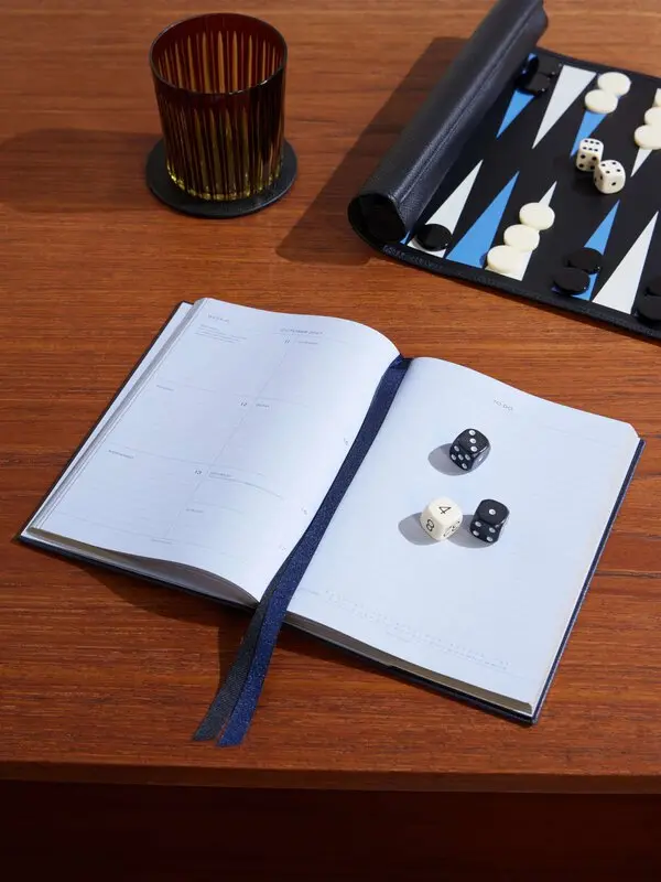 Smythson 2027 Soho Panama Cross-grain Leather Diary