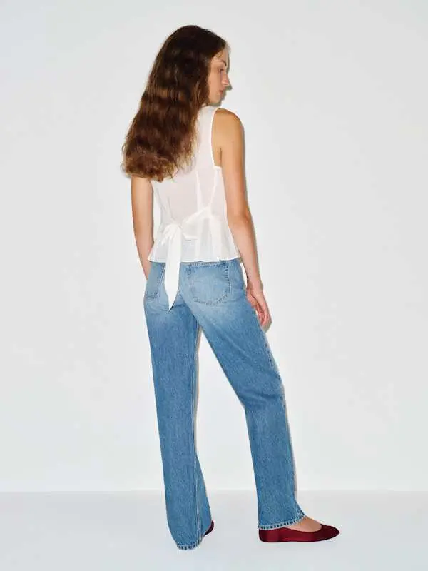 REFORMATION Ella-jane Top - Ivory