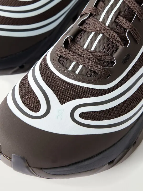On Cloudflow 5 Ad Fast Mesh-trimmed Shell Sneakers - Brown