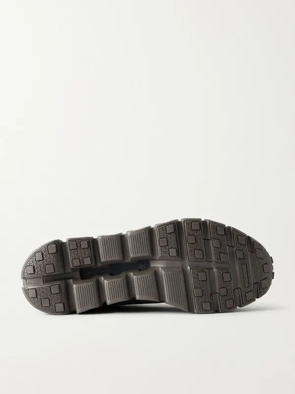 On Cloud 6 Geo Stretch-knit Sneakers