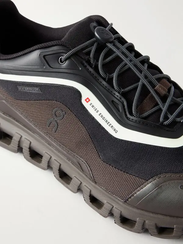On Cloud 6 Geo Stretch-knit Sneakers