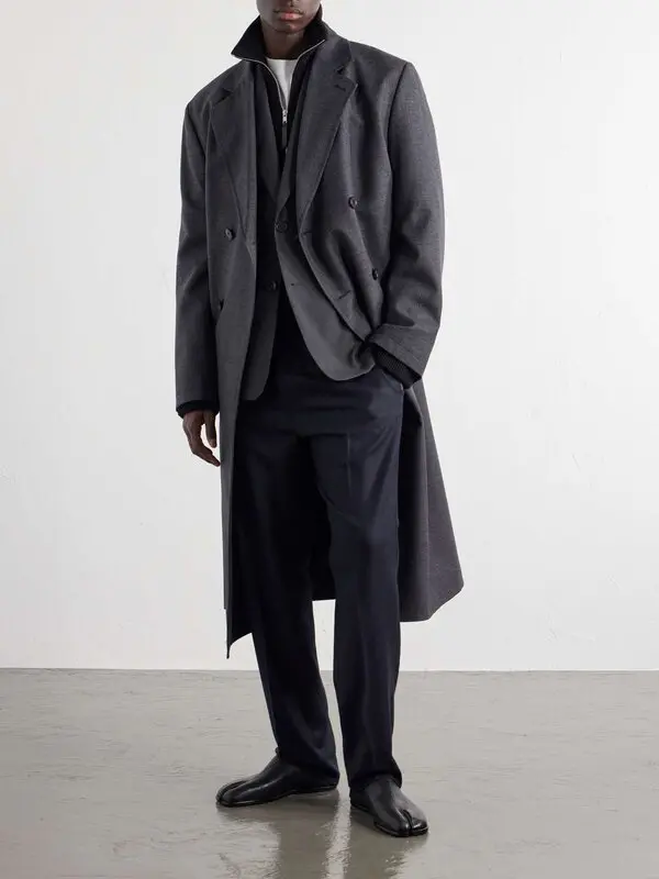 MAISON MARGIELA Straight-leg Virgin Wool Drawstring Trousers