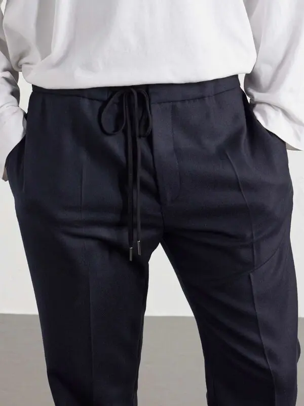 MAISON MARGIELA Straight-leg Virgin Wool Drawstring Trousers