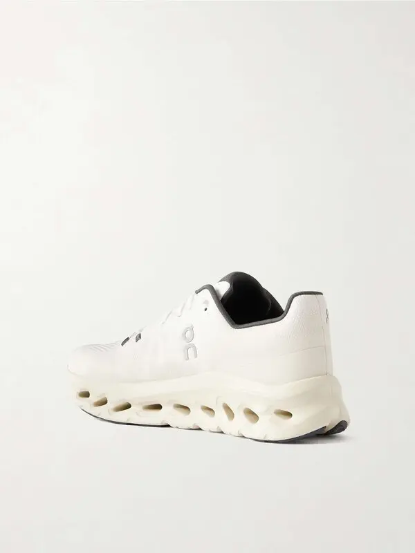 On Cloudtilt Stretch-knit Sneakers - Cream