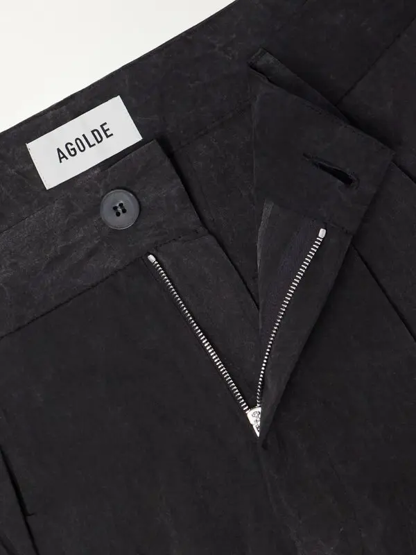 AGOLDE Slater Straight-leg Cotton-moleskin Trousers