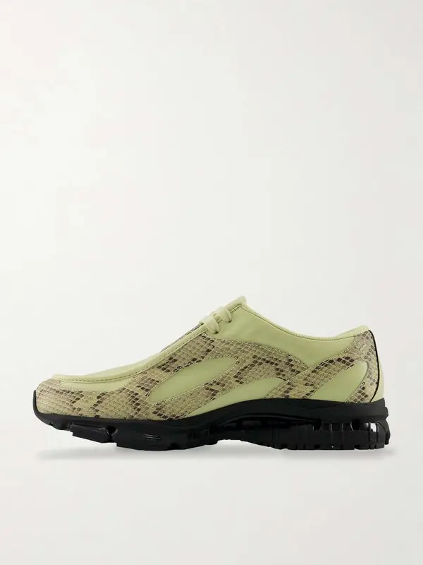 NEW BALANCE 1890 Snake-effect Leather Sneakers