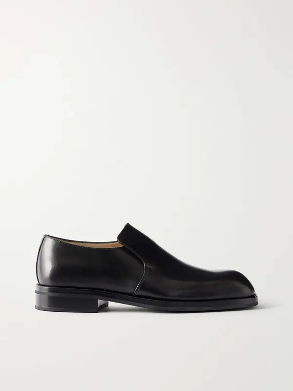 LEMAIRE Leather Loafers - Black