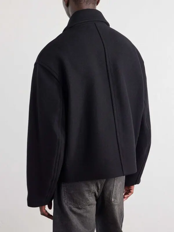 Studio Nicholson Wool And Cashmere-blend Zip-up Blouson Jacket