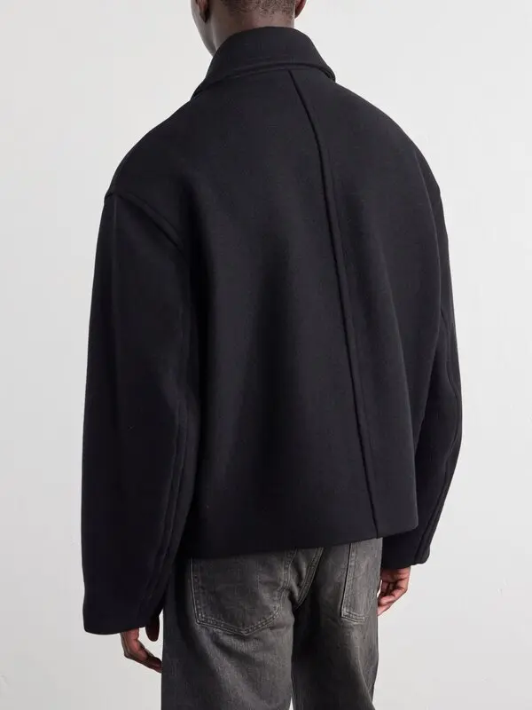 Studio Nicholson Wool And Cashmere-blend Zip-up Blouson Jacket