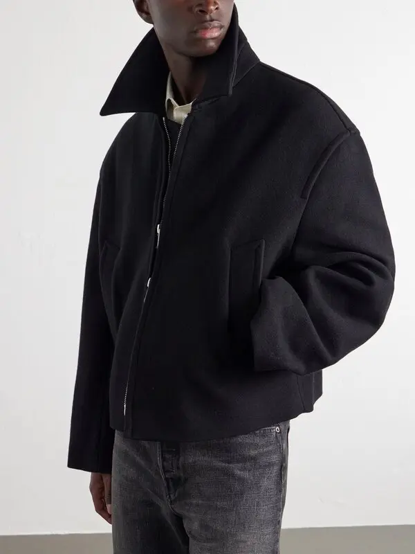 Studio Nicholson Wool And Cashmere-blend Zip-up Blouson Jacket
