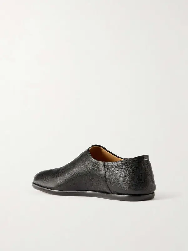 MAISON MARGIELA Tabi Babouche Split-toe Leather Slip-ons