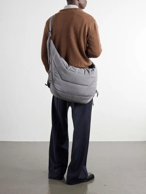 LEMAIRE Soft Game Large Quilted Nylon-canvas Messenger Bag
