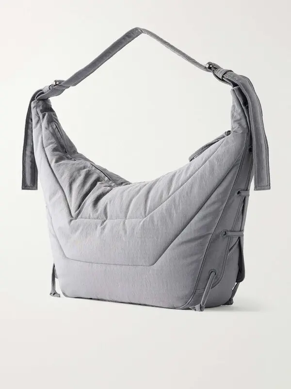 LEMAIRE Soft Game Large Quilted Nylon-canvas Messenger Bag