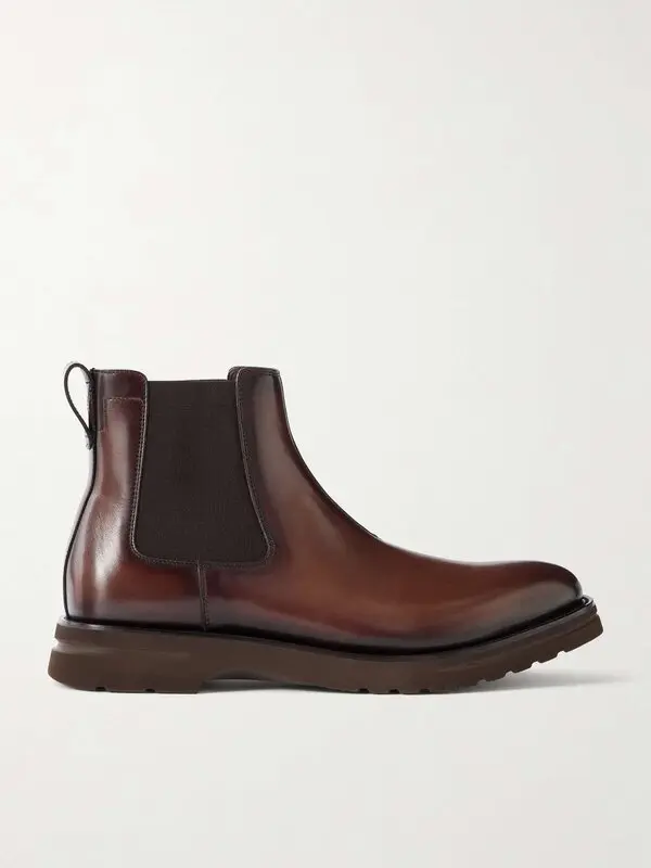 Berluti Alessio Leather Chelsea Boots