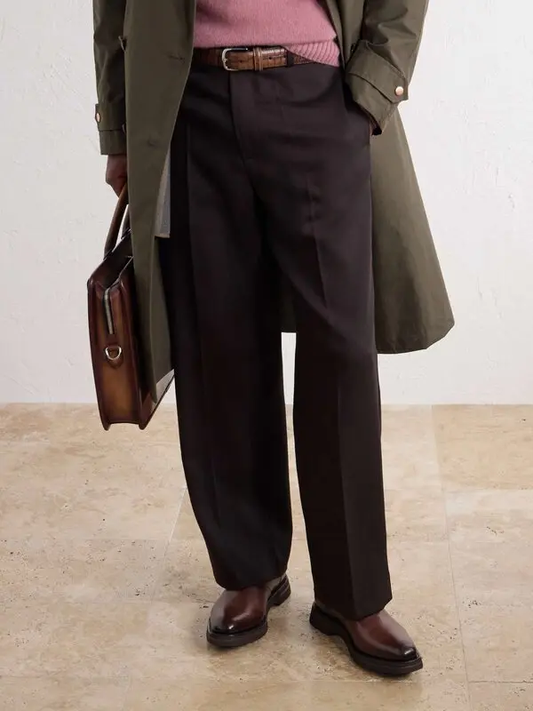 Berluti Alessio Leather Chelsea Boots