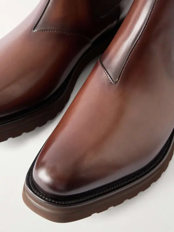 Berluti Alessio Leather Chelsea Boots