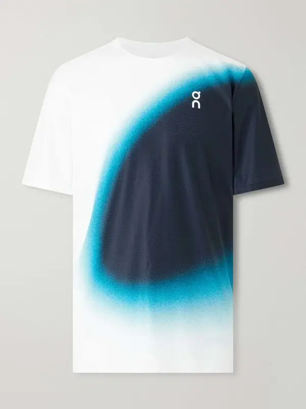 On Court-t Swing Printed Drytec™ Shell Tennis Shirt