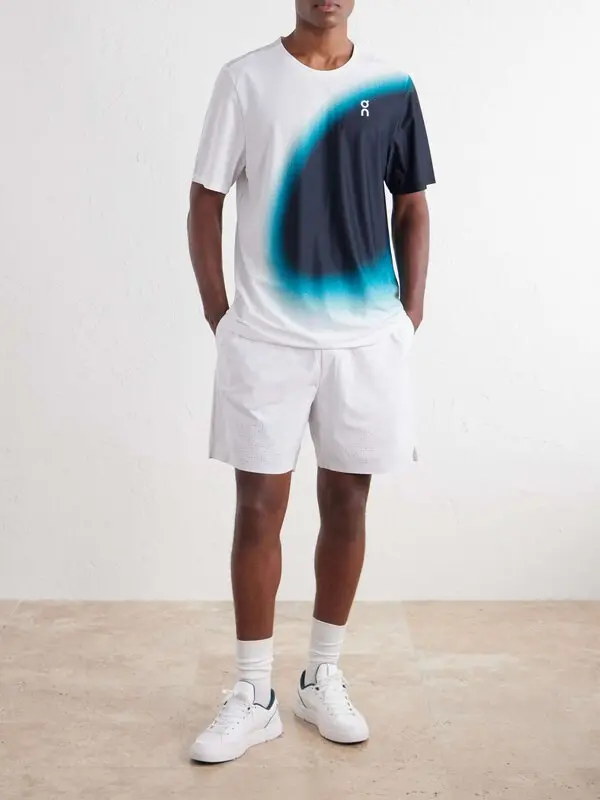 On Court-t Swing Printed Drytec™ Shell Tennis Shirt
