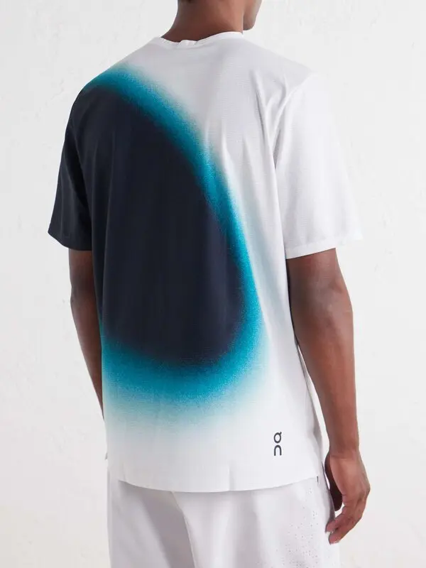 On Court-t Swing Printed Drytec™ Shell Tennis Shirt