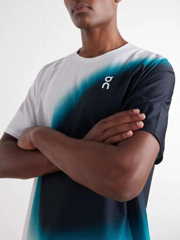 On Court-t Swing Printed Drytec™ Shell Tennis Shirt