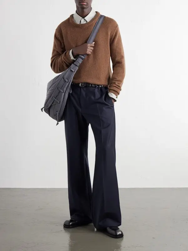 LEMAIRE Alpaca-blend Sweater - Brown