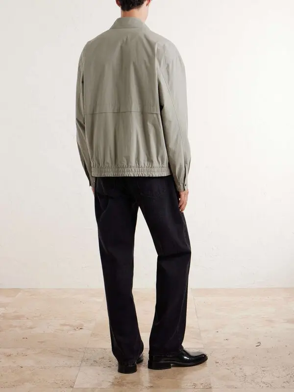 THE ROW Vana Cotton-poplin Overshirt