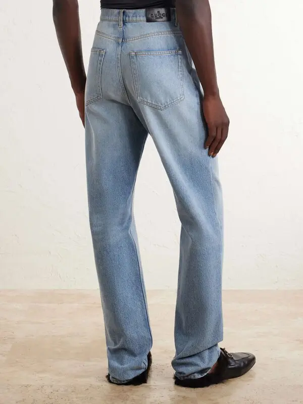 Gucci Relaxed Straight-leg Jeans