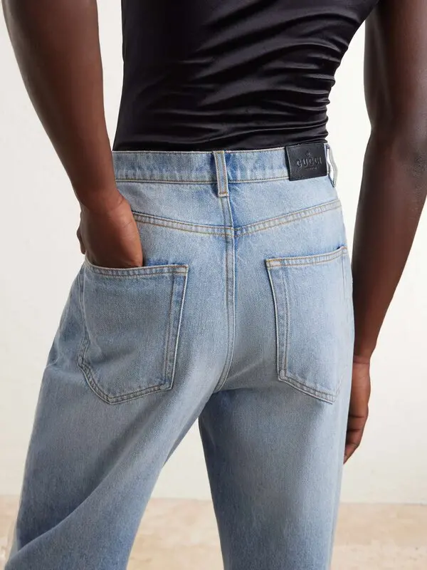 Gucci Relaxed Straight-leg Jeans