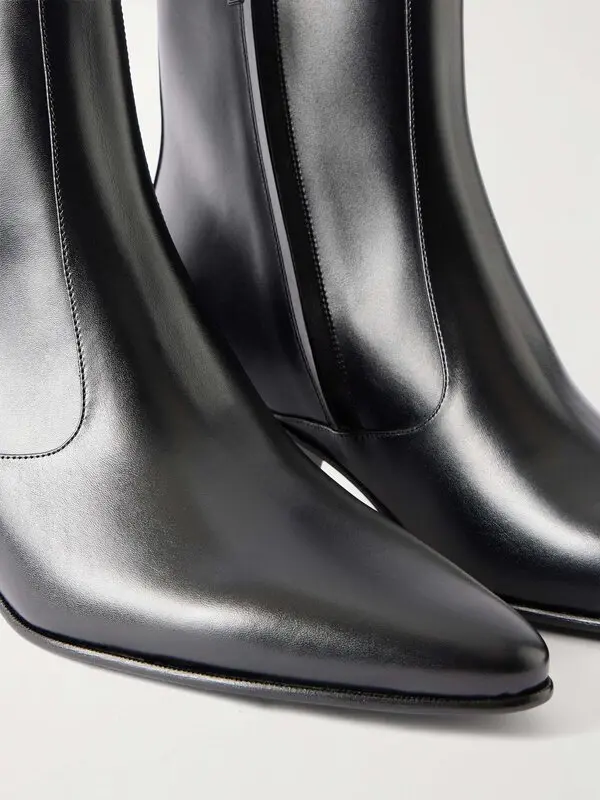 Celine 55 Leather Chelsea Boots