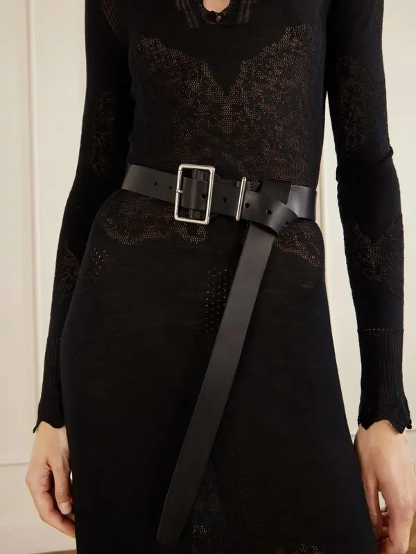 Gabriela Hearst Marlene Embellished Leather Belt