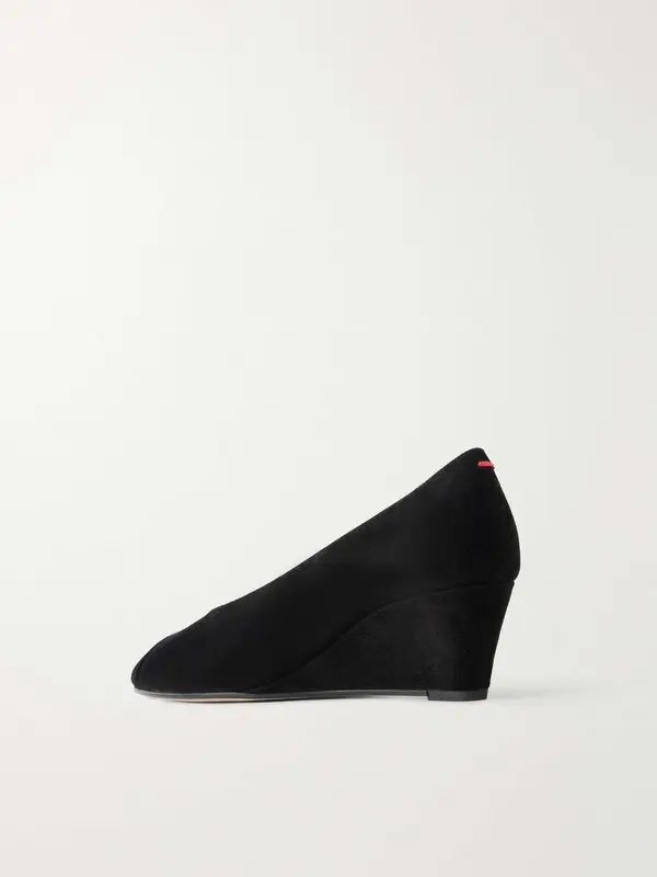 AeydĒ Calea 55 Wedge Suede Pumps