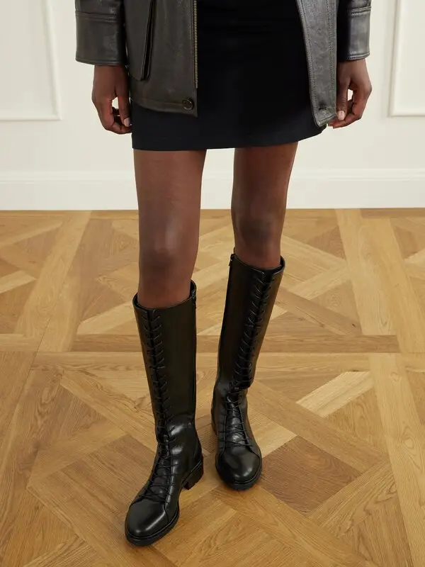 AeydĒ Rikki 45 Leather Knee Boots