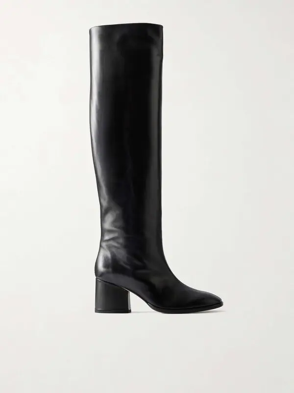 AeydĒ Almut Patent Leather Knee Boots