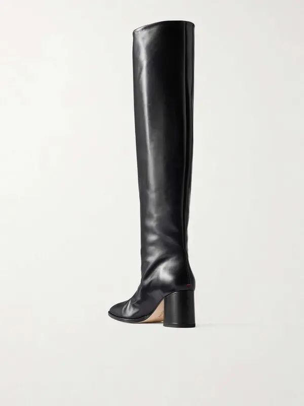 AeydĒ Almut Patent Leather Knee Boots