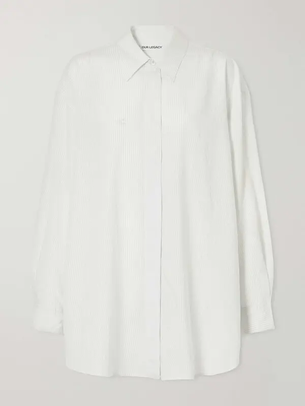 Our Legacy Heirloom Striped Modal-blend Shirt