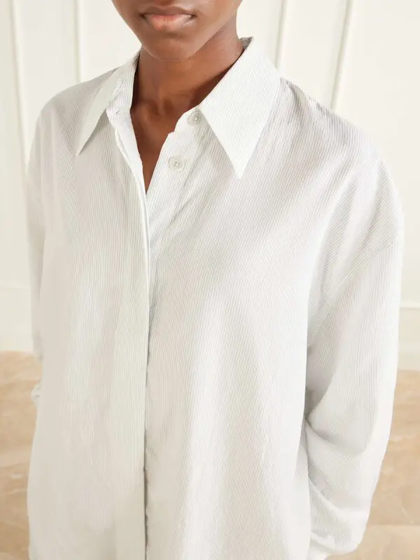 Our Legacy Heirloom Striped Modal-blend Shirt