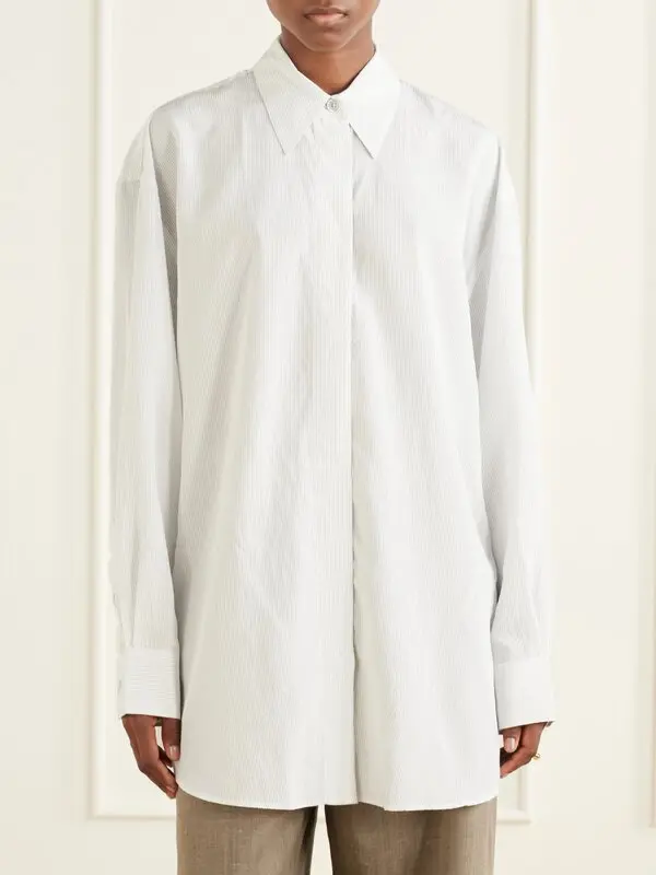 Our Legacy Heirloom Striped Modal-blend Shirt